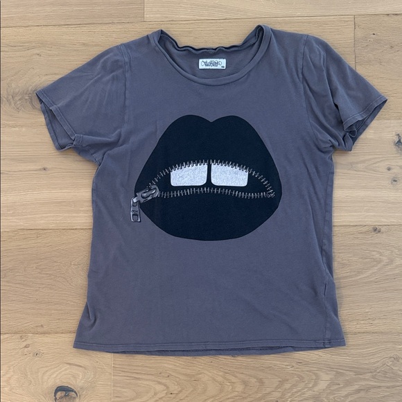 Lauren Moshi | Tops | Lauren Moshi Gray Tshirt | Poshmark